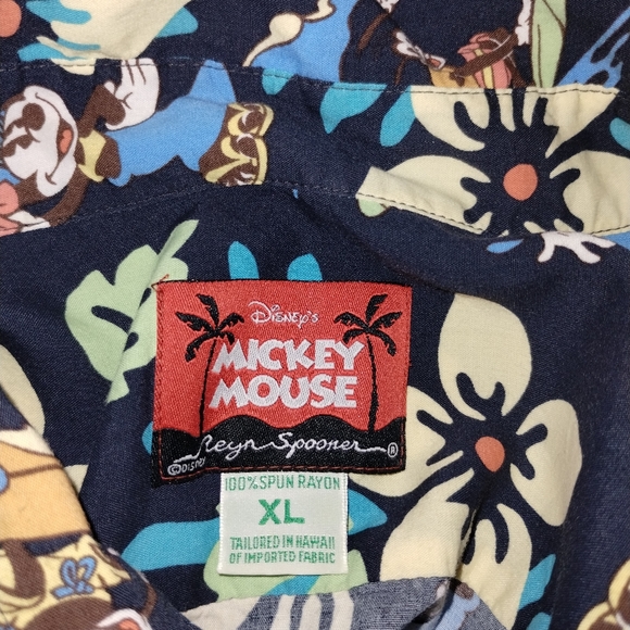 Disney | Shirts | Rare Disney Reyn Spooner Mickeyminnie And Friends ...
